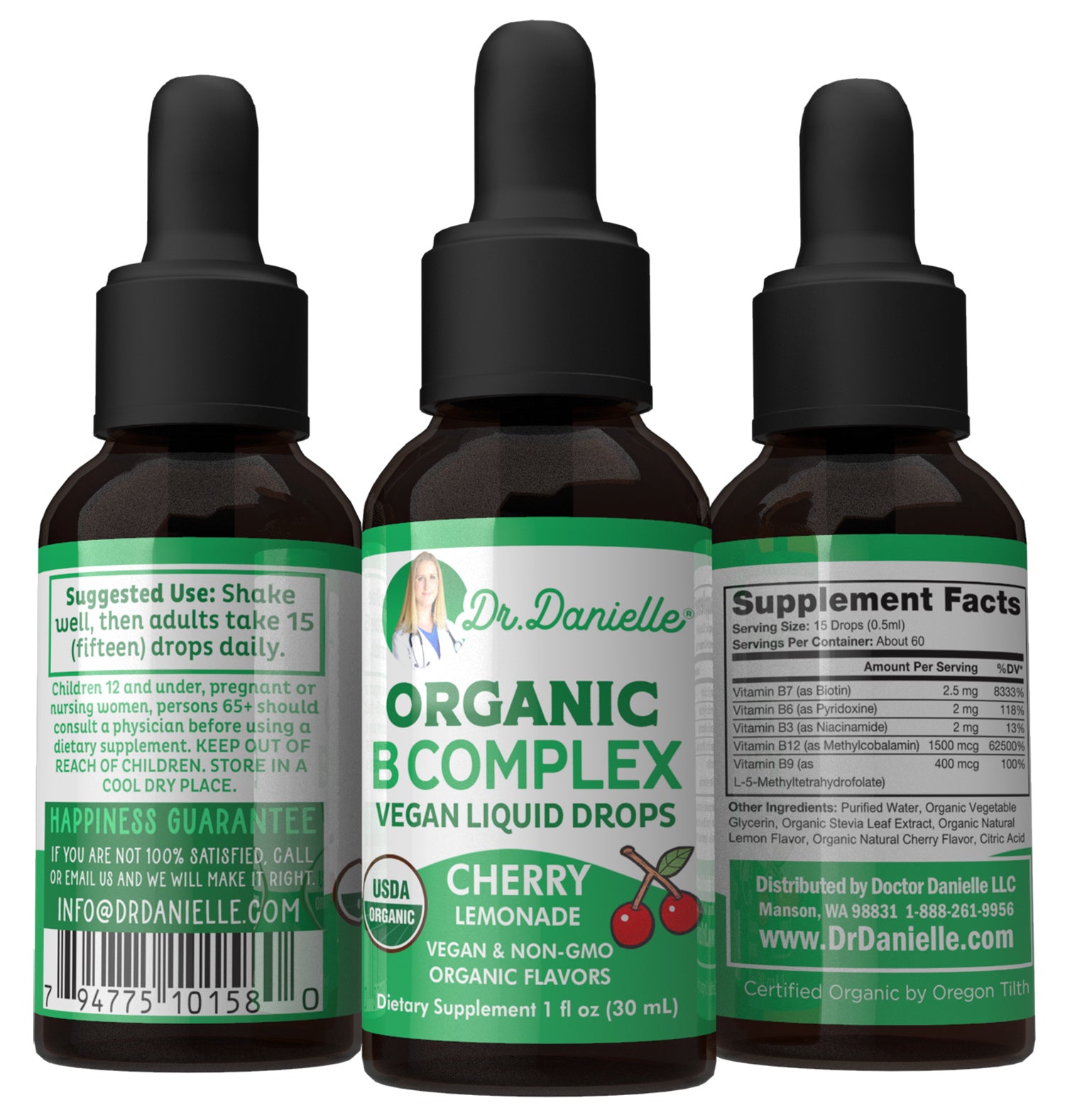 Organic Vitamin B Complex Drops | Dr. Danielle